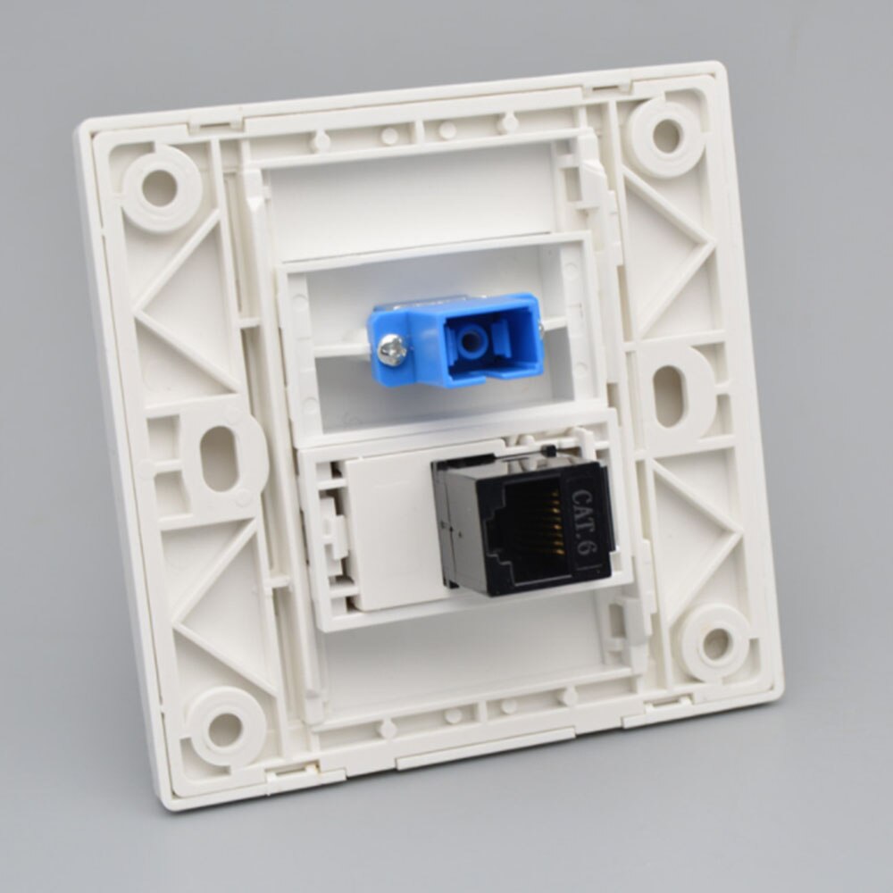 Wall Outlet Fiber SC Optical Interface RJ45 Networ... – Vicedeal