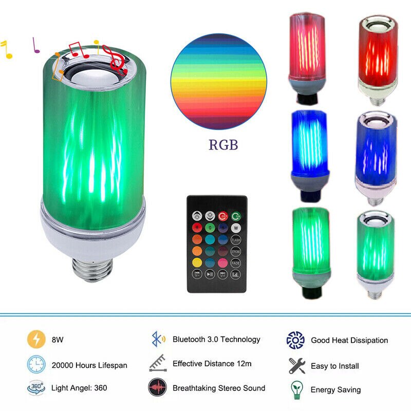 Familie LED E27 RGB Bunte Lampe Clever Glühbirne B... – Grandado