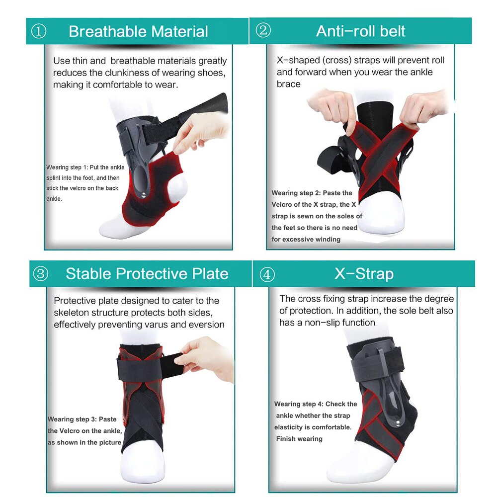 Strong Ankle Brace Active Ankle Stabilizer Brace S... – Grandado