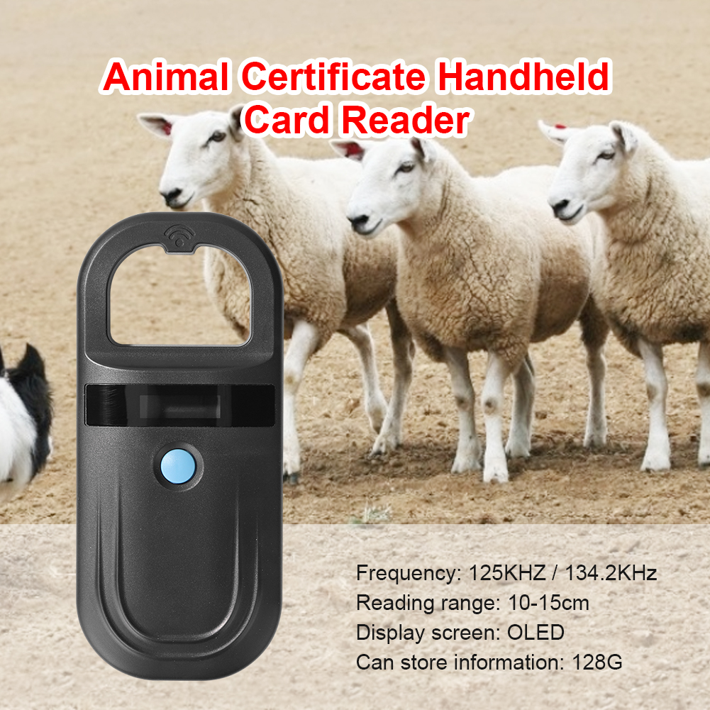 Portable ID Chip Scanner Pet Certificate Handheld ... – Vicedeal