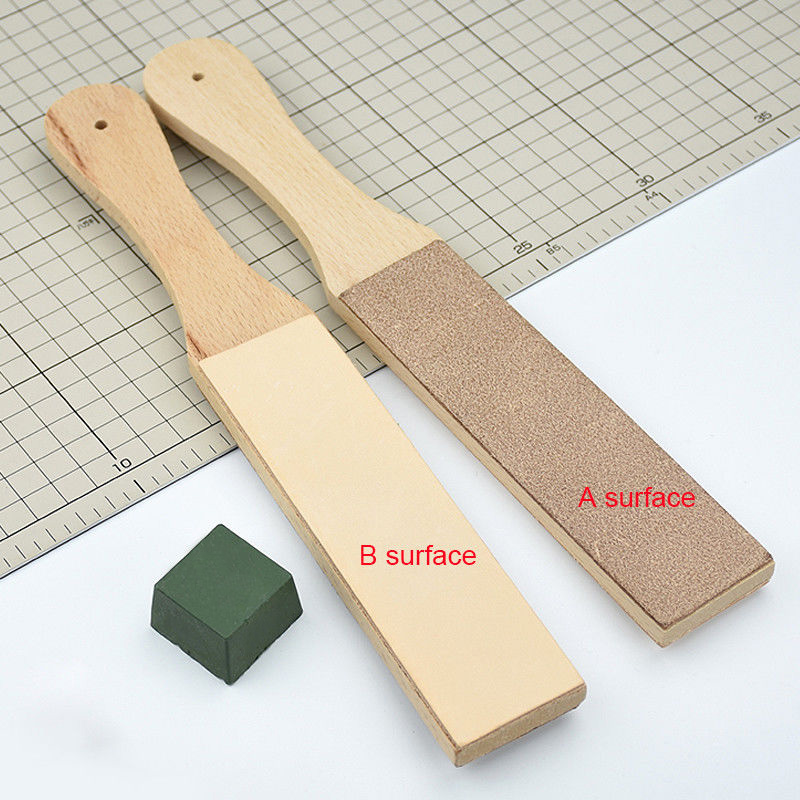 Dual Sided Leather Blades Strop Cutter Razor Sharp... – Grandado