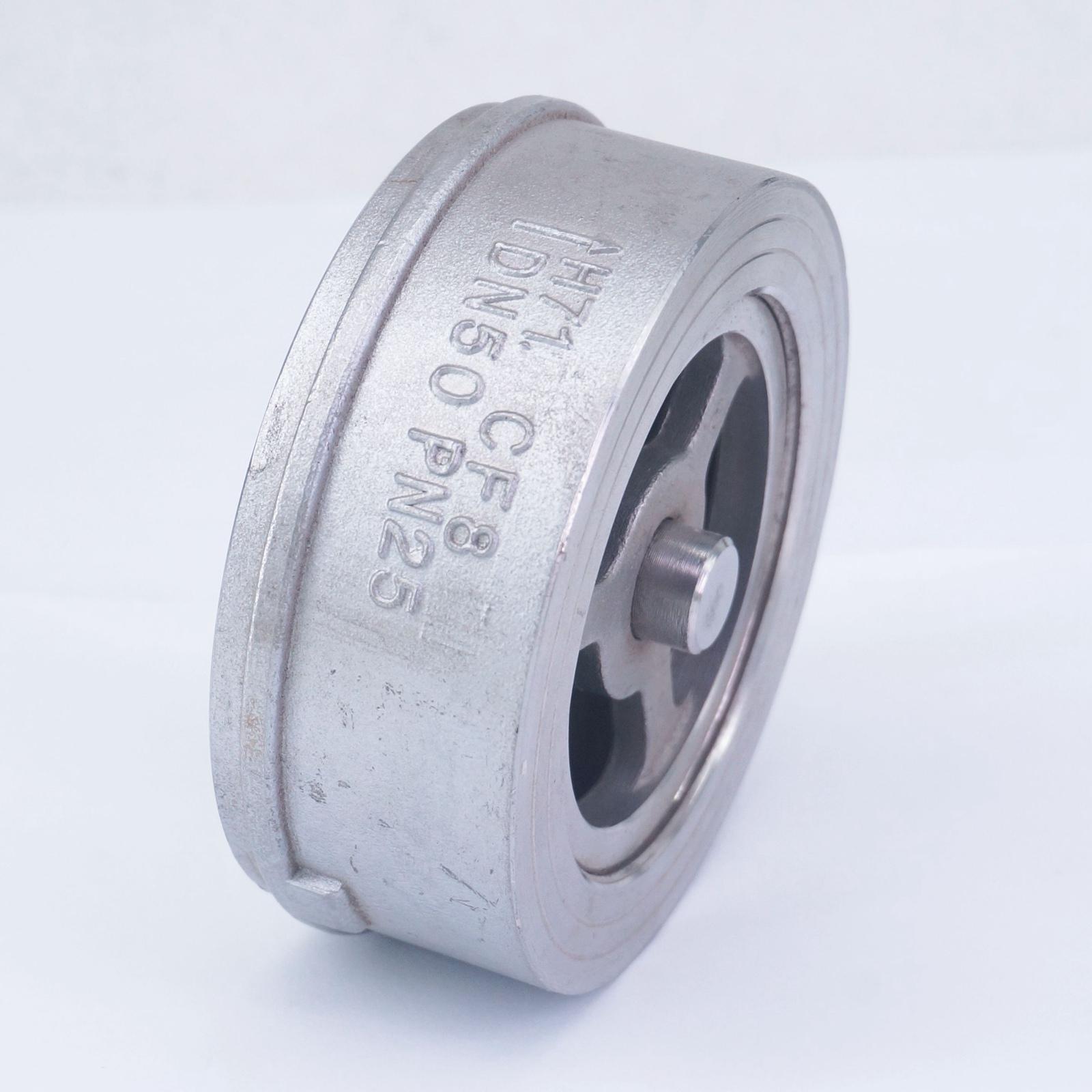 DN50 2" 304 Stainless Steel Wafer Check Valve Non-... – Vicedeal