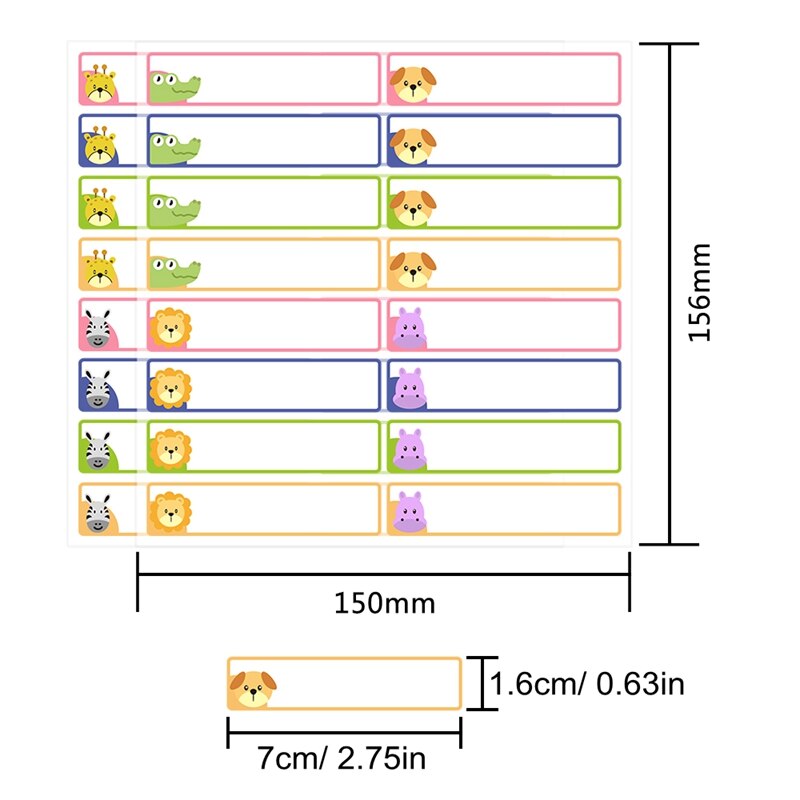 Equipter 64 Pieces Baby Bottle Labels For Daycare ... – Grandado