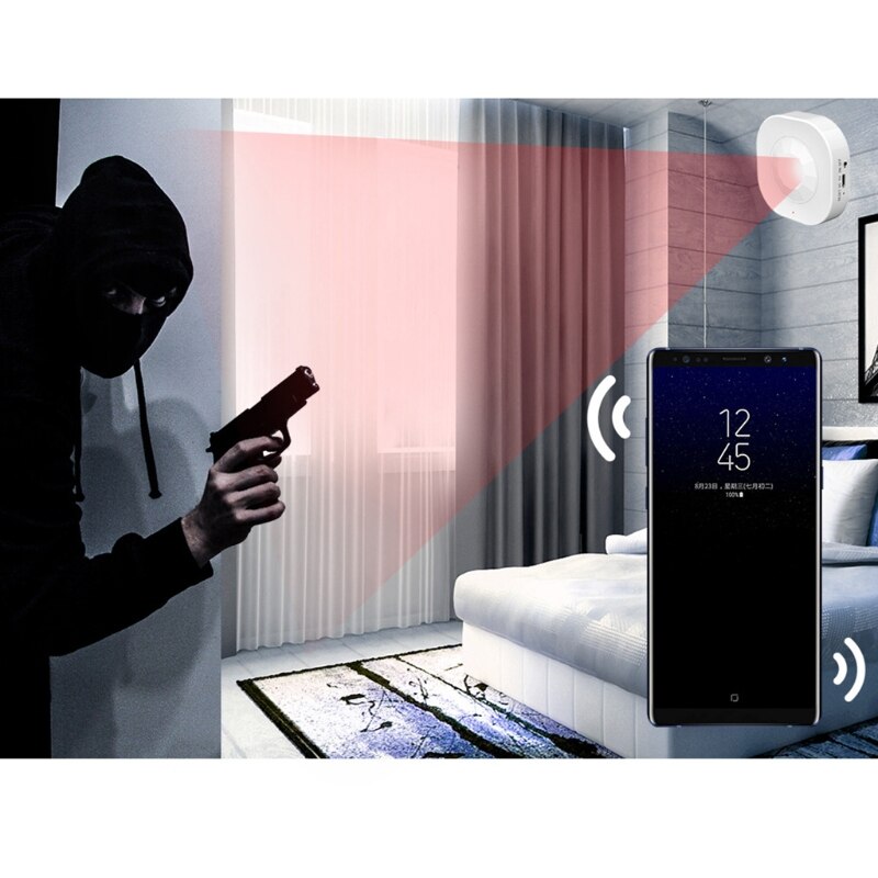 Smart PIR Motion WiFi Human Body Sensor Security B... – Grandado