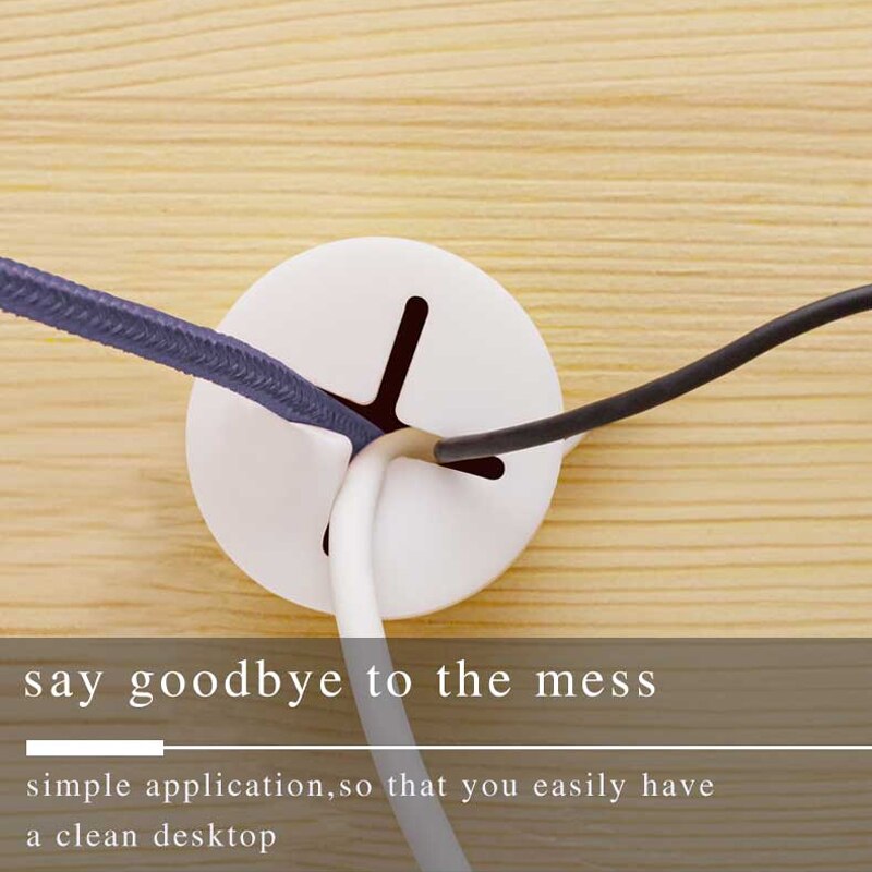 5pcs Desk Cord Grommet, Flexible Silicone Cable Ho... – Grandado