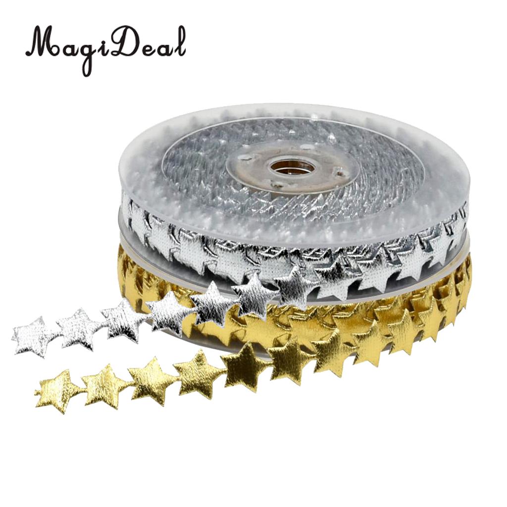 2pcs 15 Meters Star Ribbon Trim for Christmas Part... – Grandado