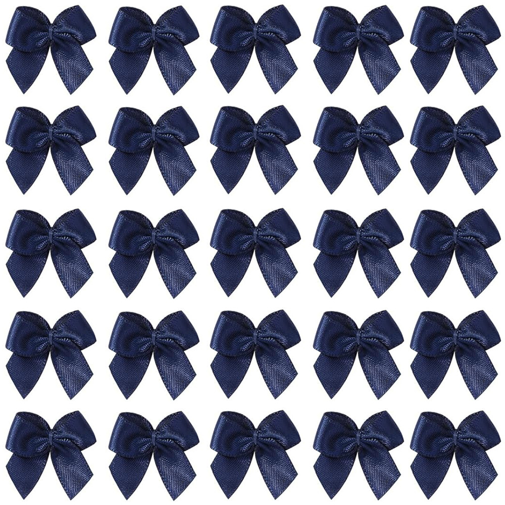 100Pcs/Lot Mini Satin Ribbon Bow Colorful Polyeste... – Vicedeal