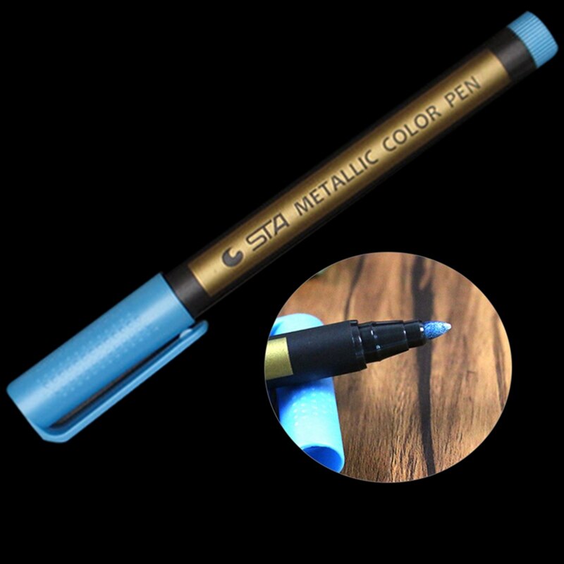 Metallic Verf Marker Pennen Metallic Glitter Kalli... – Grandado