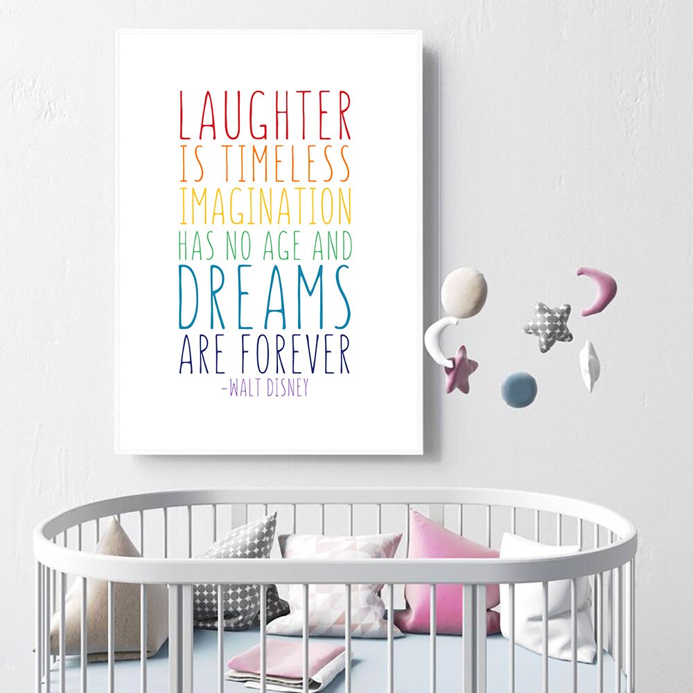 Watercolor Poster Inspirational Quotes Wall Art Ba... – Grandado