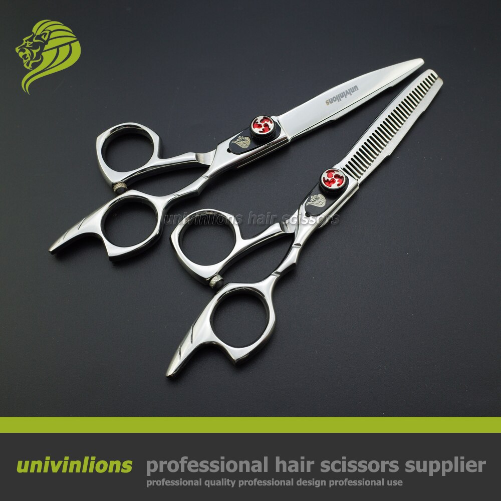 6.0" hairstylist scissors barbering designs j... – Grandado