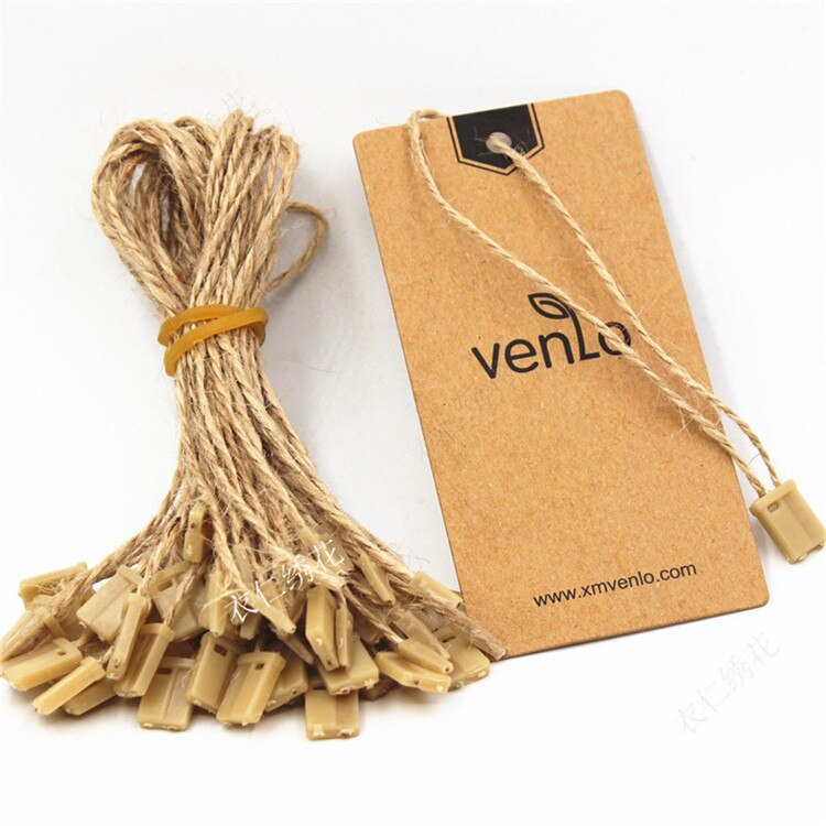 500piece hemp rope clothing tag cord/string/jute/s... – Grandado