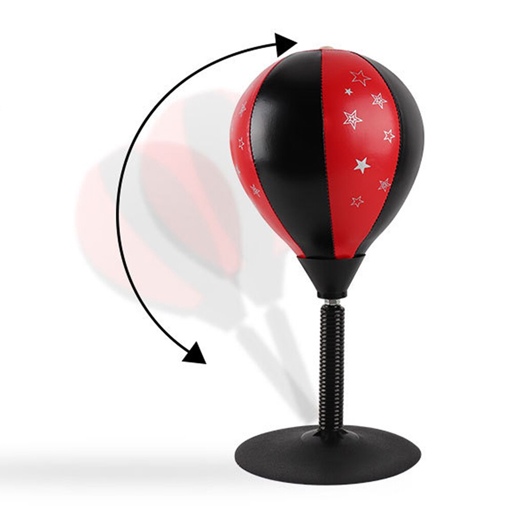 Tabletop Sucker Boxing Speed Ball Faux Leather Pun... – Grandado
