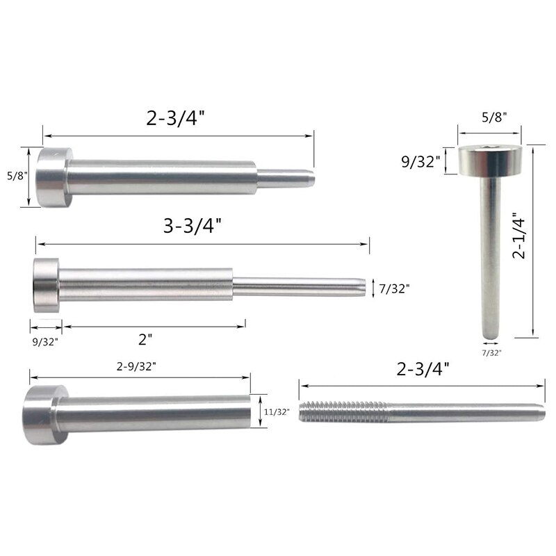12 Pairs Kabel Reling Kit Onzichtbare Stud & Stud ... – Grandado