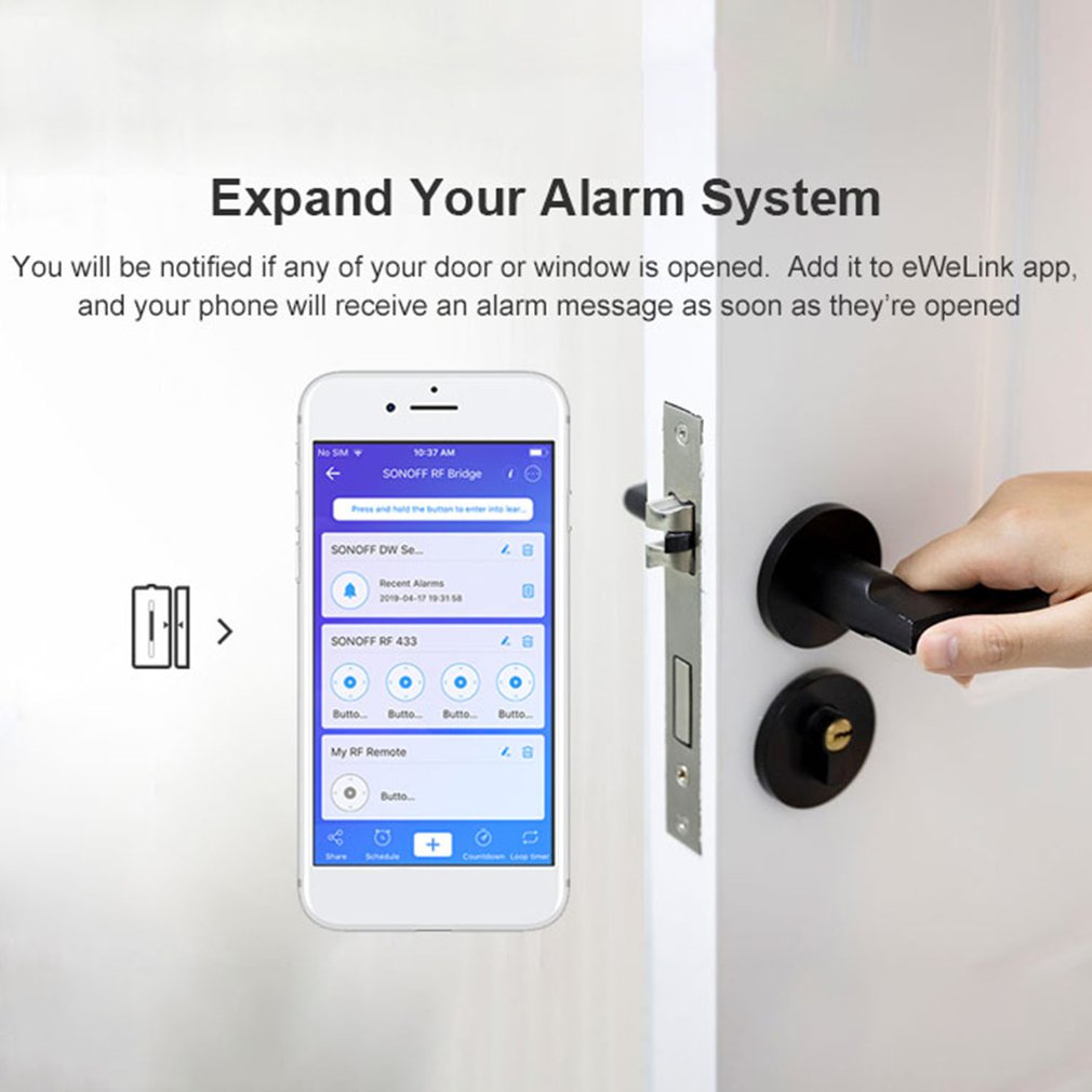 Sonoff Dw1 433Mhz Door And Window Magnetic Sensor ... – Grandado