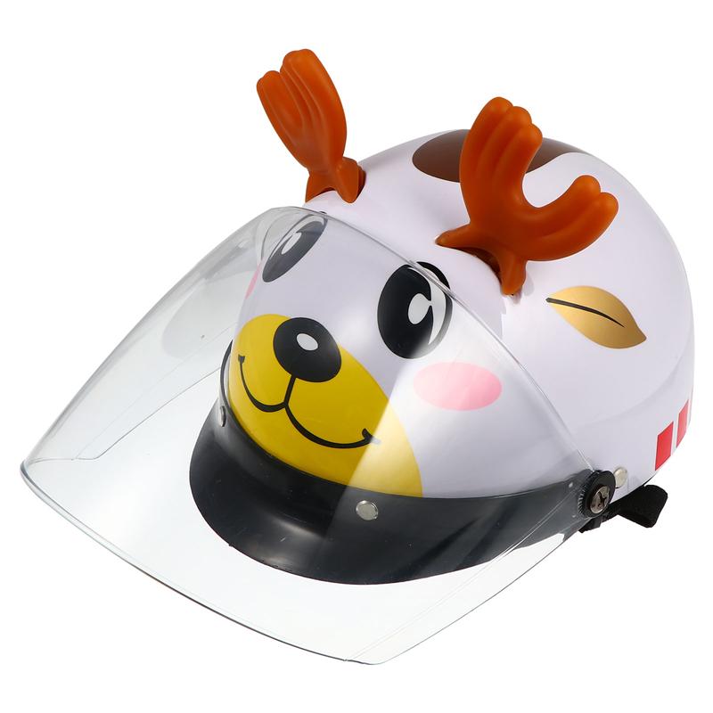 1 Set Kids Helmets Cartoon Motorbike Electric Vehi... – Grandado