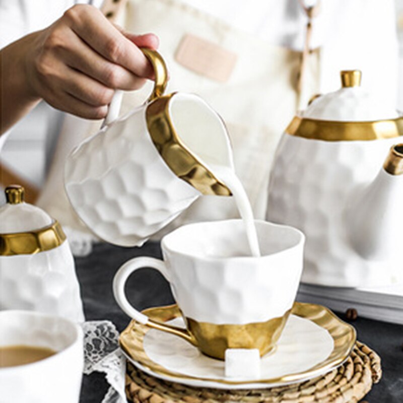 LIZAOTAO Ceramic Coffee Cup Set Simple British Aft... – Grandado