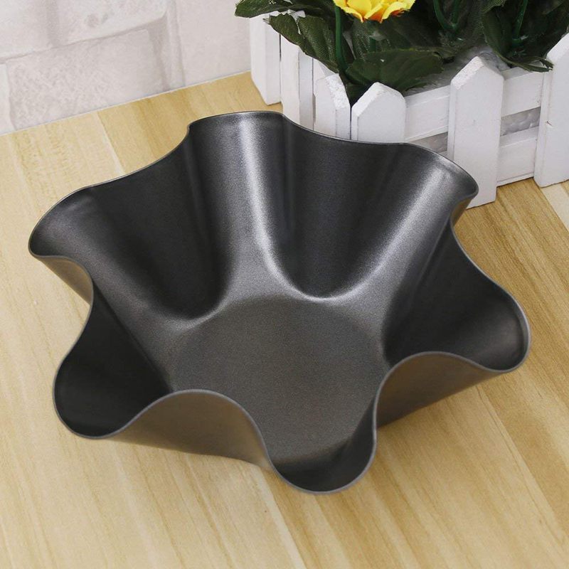 Large Non-Stick Fluted Tortilla Shell Pans Taco Sa... – Vicedeal