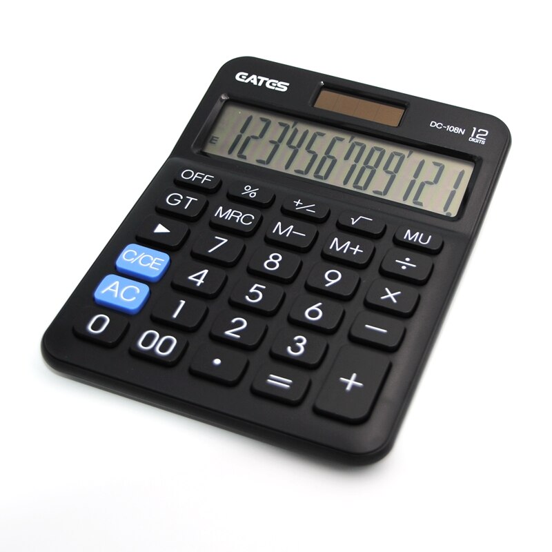 12 Digit Desk Calculator Large Buttons Financial B... – Grandado