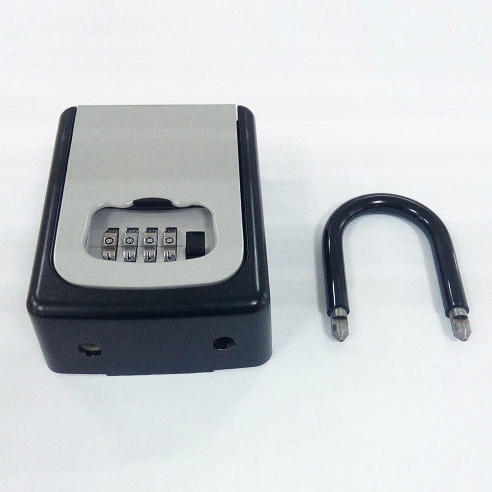 4-Digit Combination Lock Key Safe Storage Box Padl... – Grandado