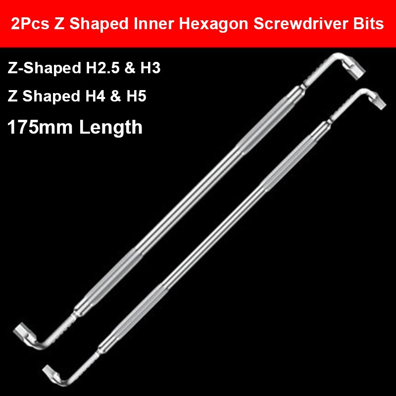 Tonsiki Dubbele Hoofd Hexagon Inbussleutel Boor Se... – Vicedeal