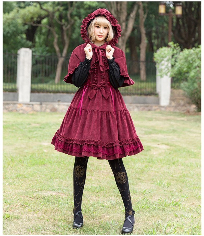 Palace sweet lolita shawl cloak vintage lace batwi... – Grandado