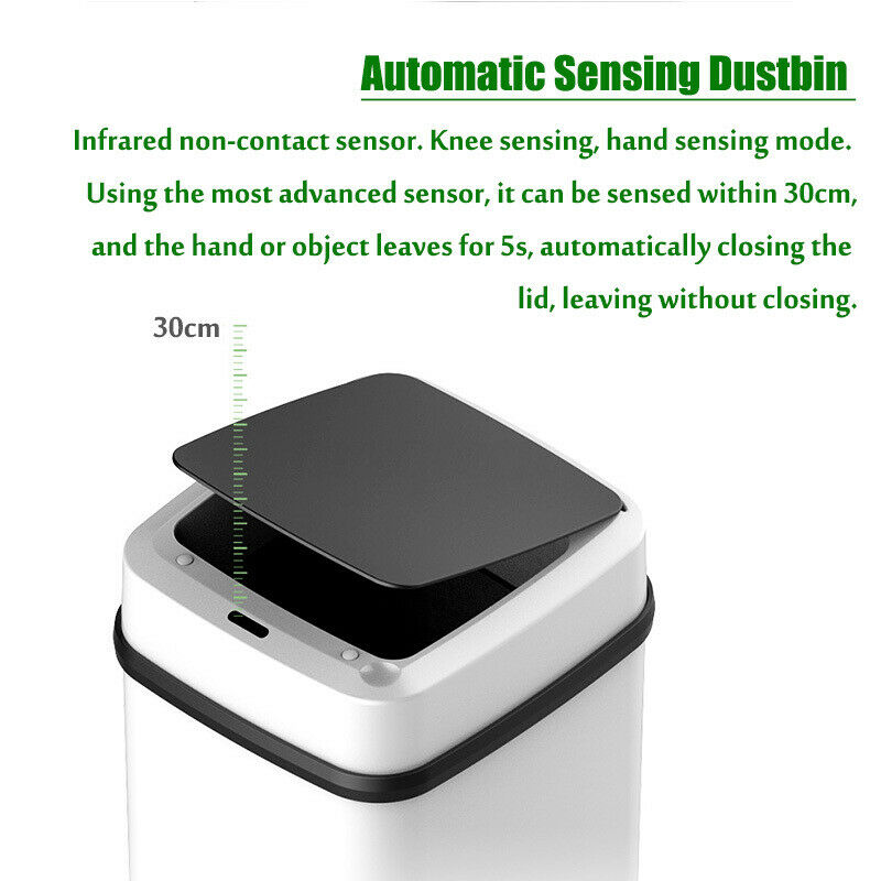 10L Automatic Smart Auto Sensor Dustbin Trash Can ... – Grandado 10L Automatic Smart Auto Sensor Dustbin Trash Can ... – Grandado