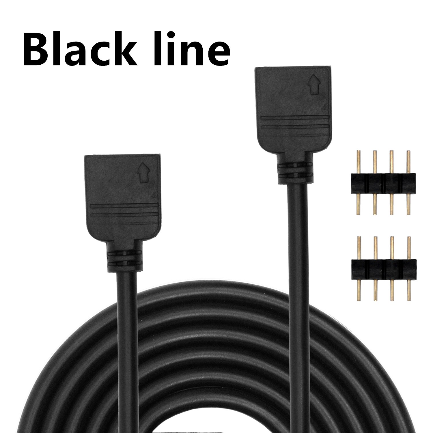 4 PIN RGB led connector Extension Cable cord Wire ... – Grandado