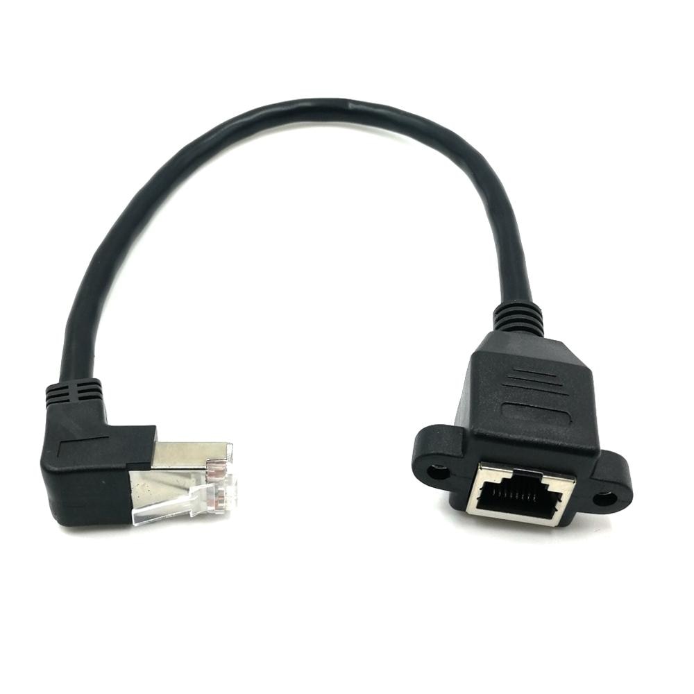 Gigabit Ethernet elbow 90 ° cable extension cable ... – Vicedeal