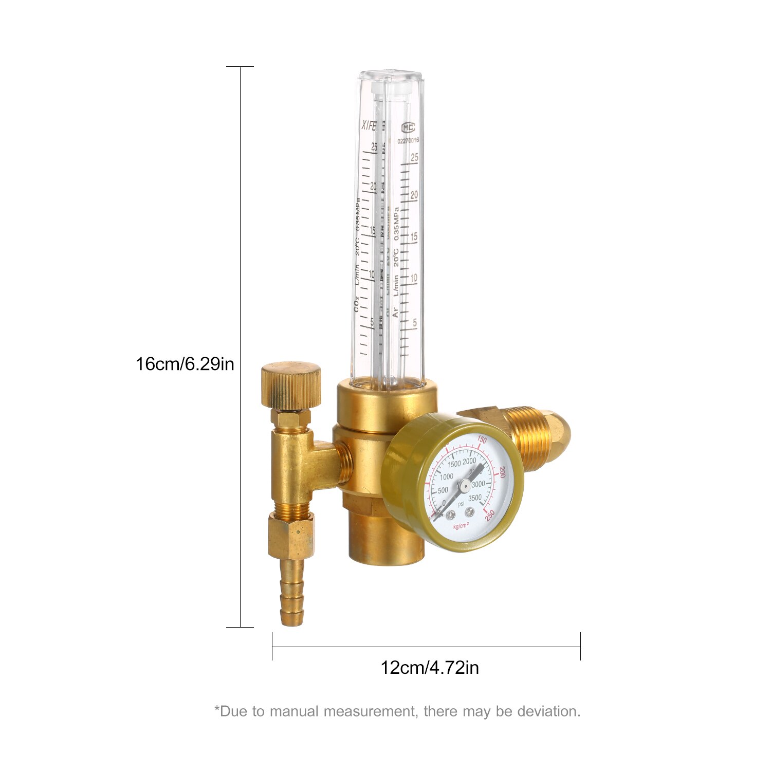 Flow Meter Argon Carbon Dioxide CO₂ Mig Tig Flowme... – Vicedeal