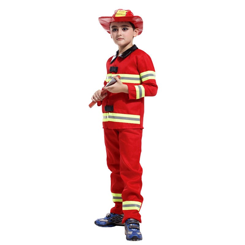 Boys Kids Fireman uniforms Cosplay Children's day ... – Grandado