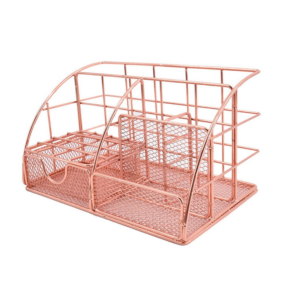 Metal Desktop Holder Office Storage Box Pencil Pen... – Grandado