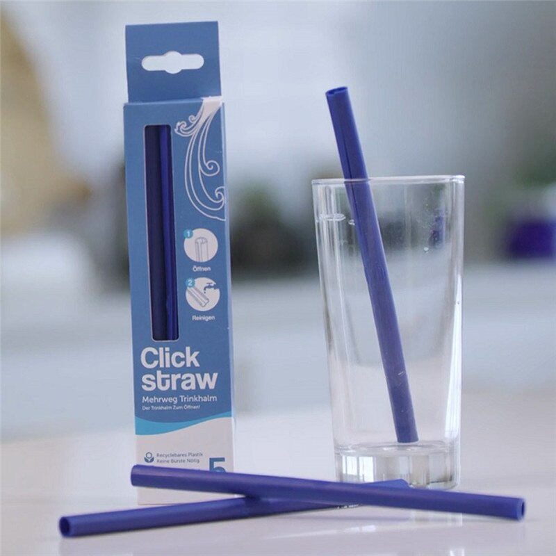 5Pcs Openable Silicone Straw BPA Free Reusable Ope... – Vicedeal