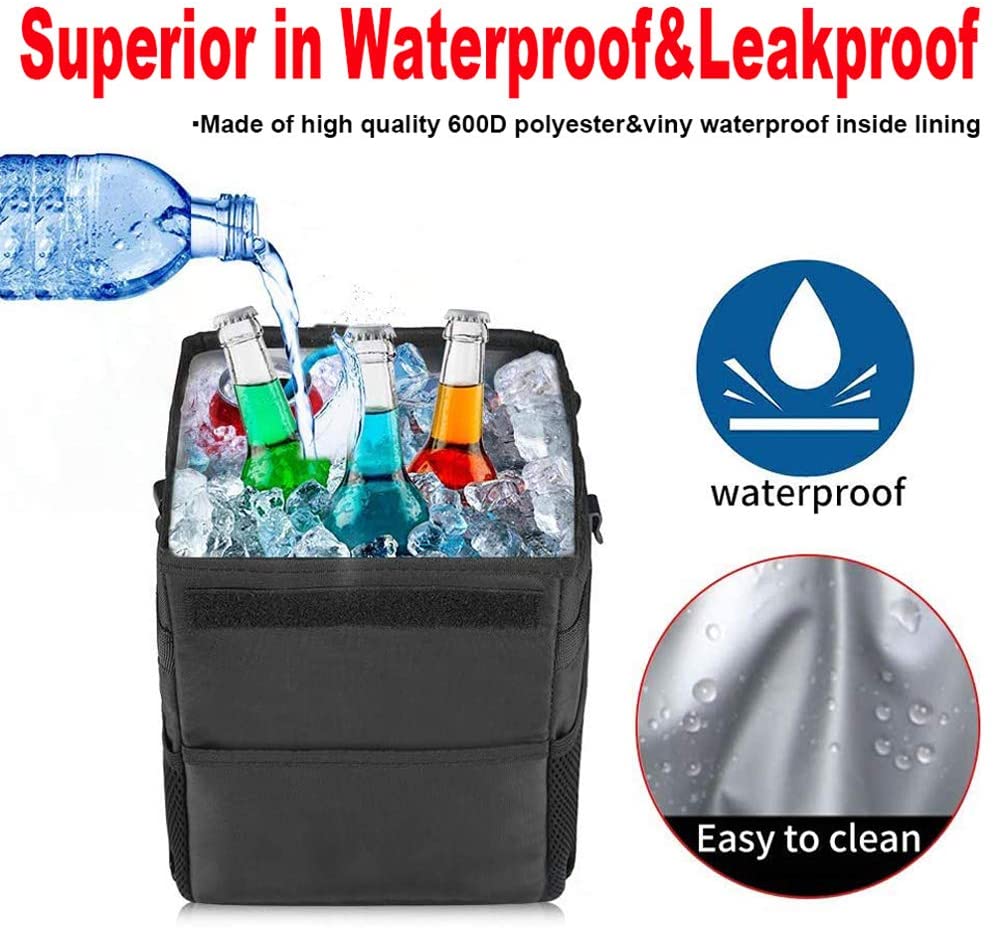 Car Trash Can Bin Waterproof Portable Car Dustbin ... – Vicedeal