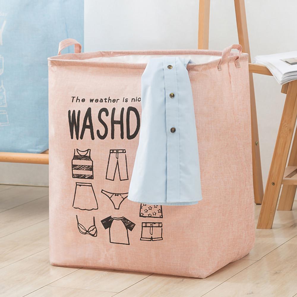 Grote Opvouwbare Wasmand Met Deksel Speelgoed Opbe... – Grandado