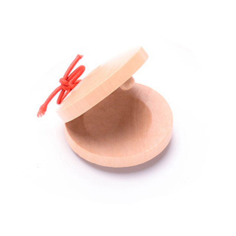 Wooden Kindergarten Castanets Musical Music Round ... – Grandado