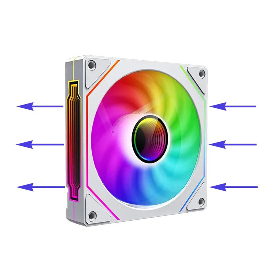 Computer Chassis Fan 12cm ARGB 4 Pin Quiet Cooling... – Grandado