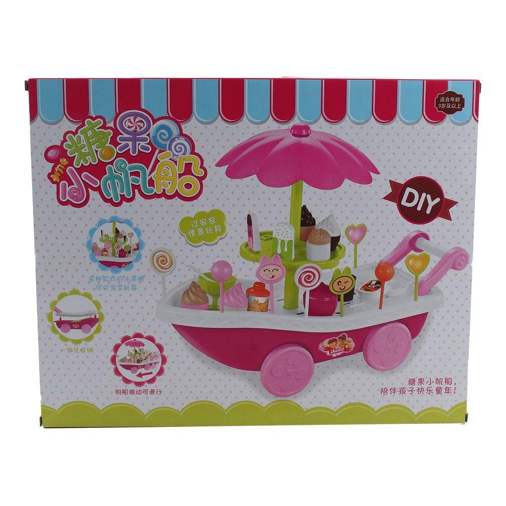 Simulation Pretend Play Toys Small Carts Girl Cand... – Vicedeal