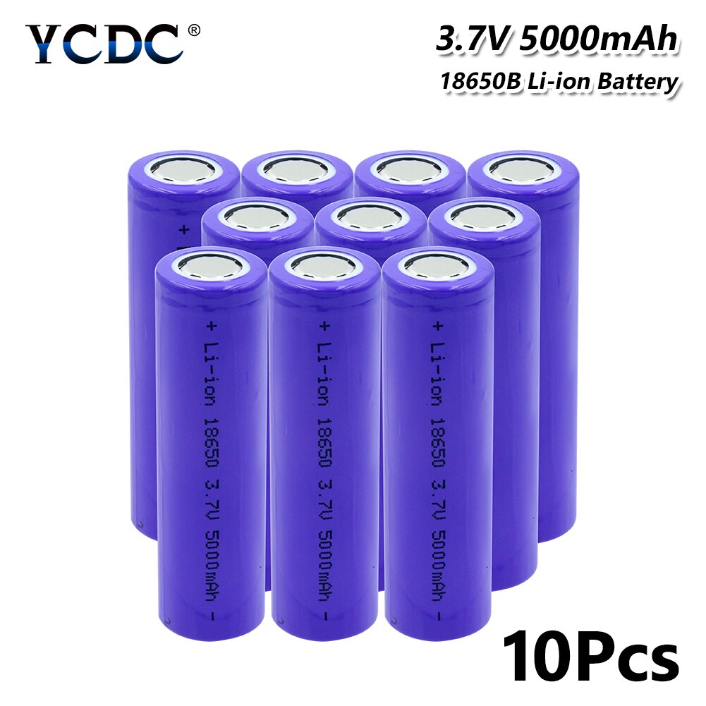 18650 Battery 3.7V 5000mAh high-discharge Li-ion L... – Grandado