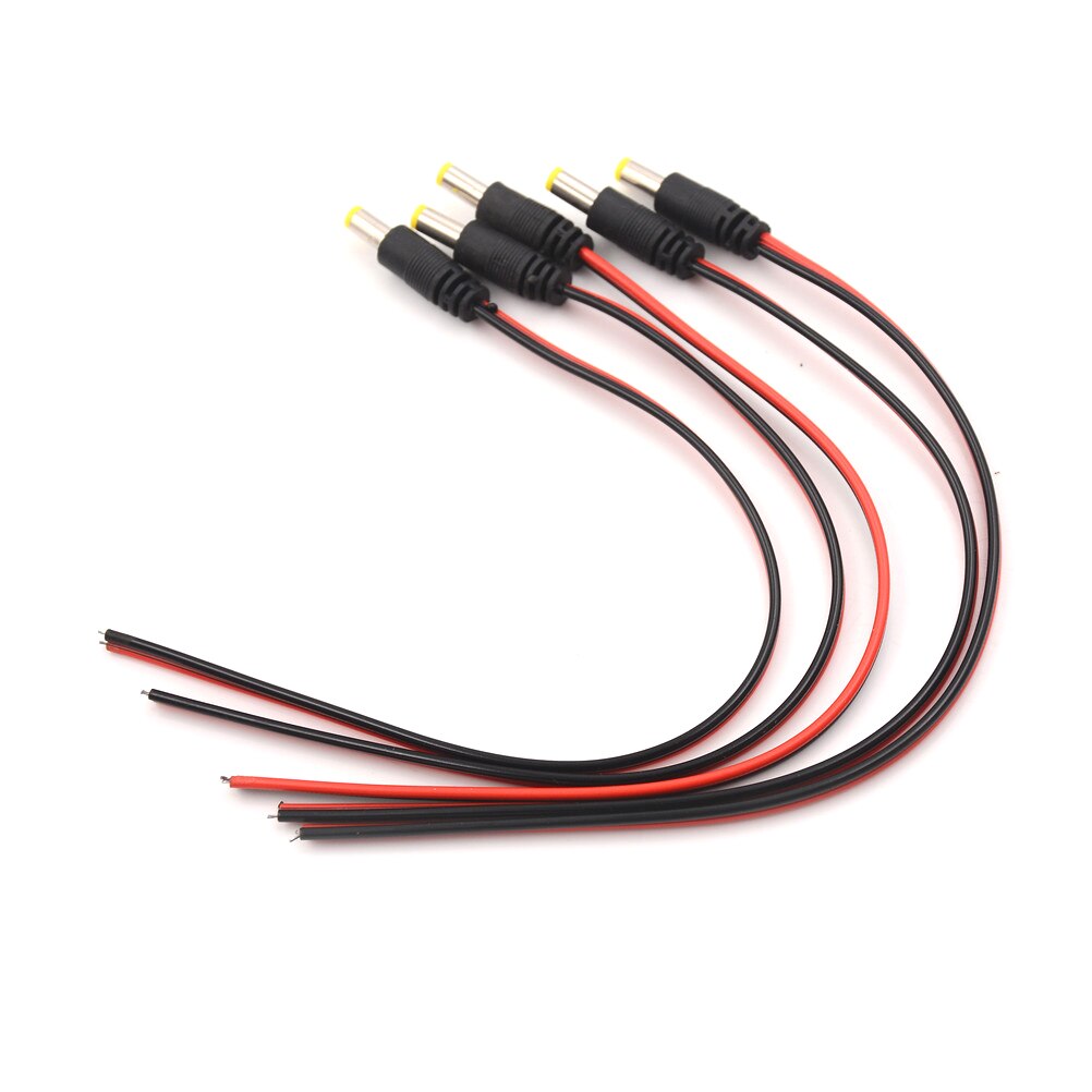 5 stücke 5.5*2,1mm Stecker DC Power Kabel Jack LED... – Vicedeal