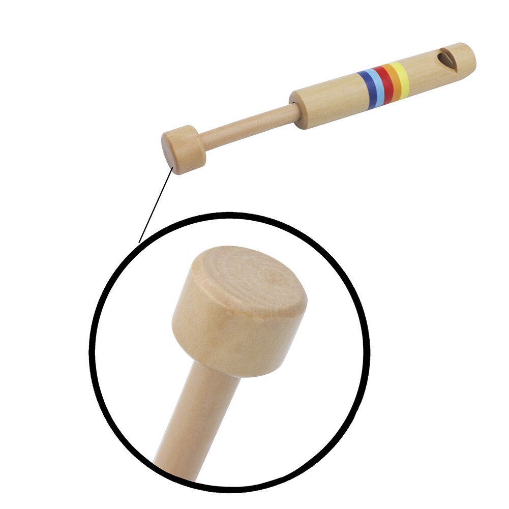 Children Push Pull Wooden Flutes Whistle Musical I... – Grandado
