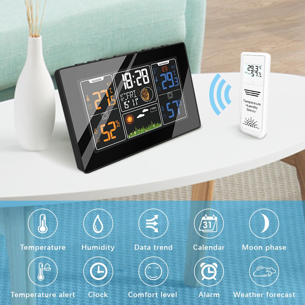 Wireless digital automatic radio control Weather F... – Grandado