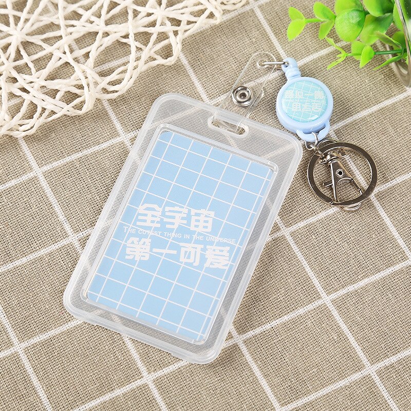 Cute Cartoon Transparent ID Card Cover Holder Bus ... – Vicedeal
