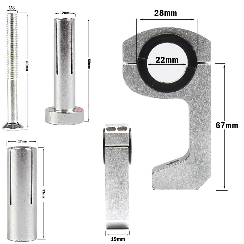 Motorcycle Handguard Bracket Mounting Bracket Hold... – Grandado