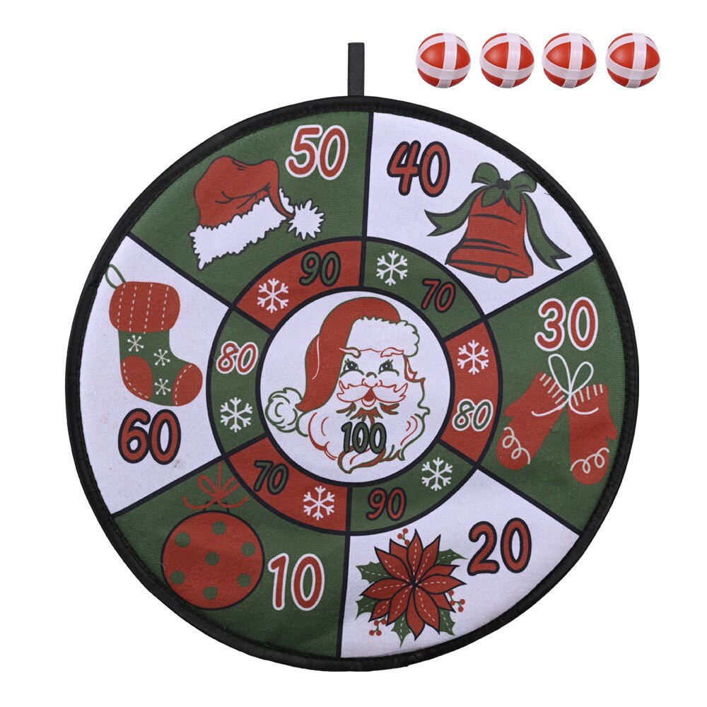 Christmas Dart Board Toy Sticky Balls Darts Game S... – Grandado