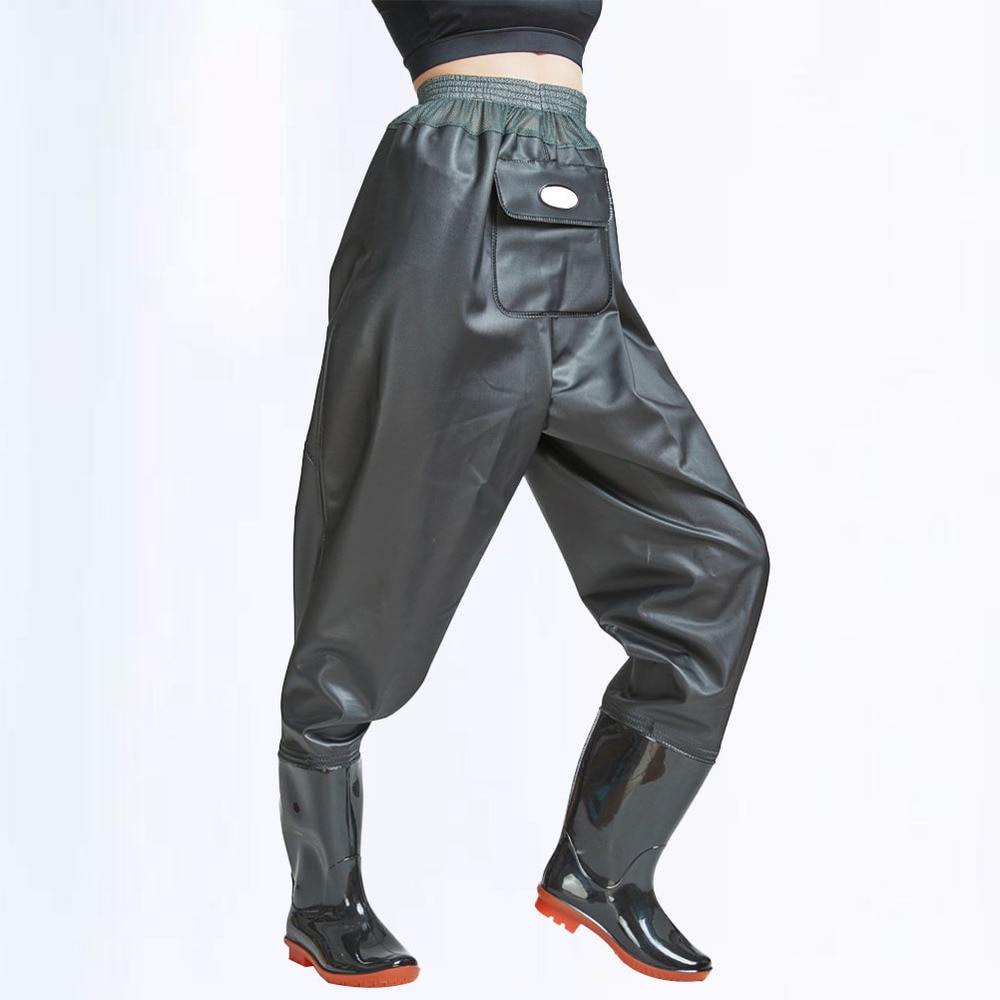 Breathable Wader Pants Half Body Fishing Pants Con... – Grandado