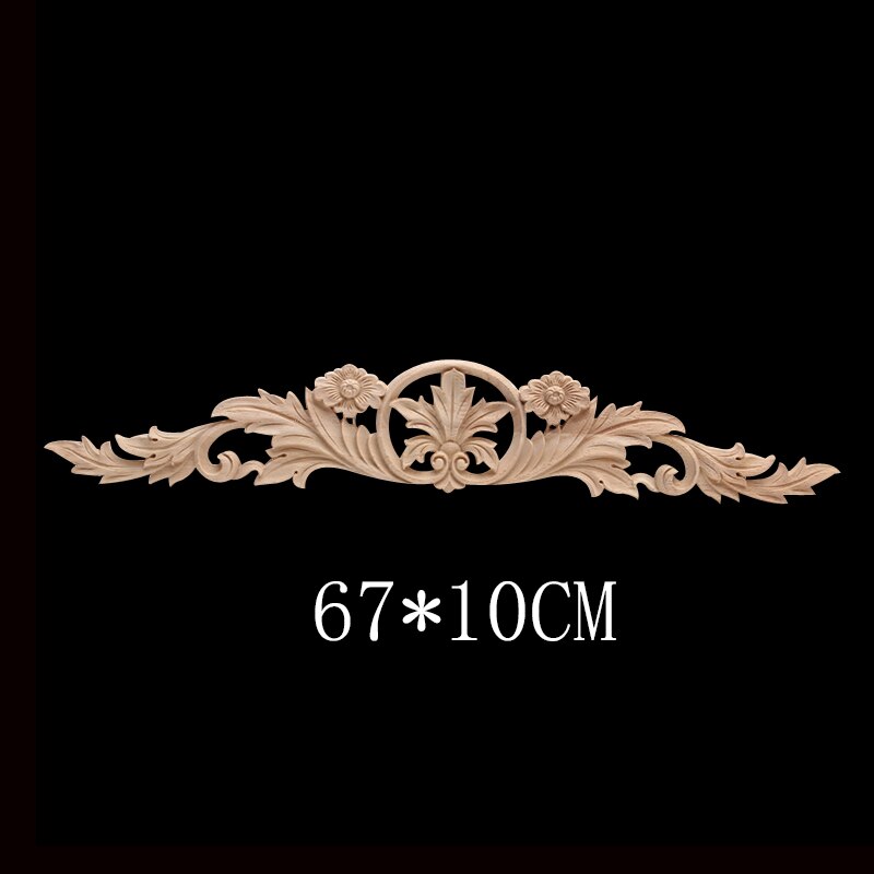 Carved Modern European Floral Large Flower Wooden ... – Grandado