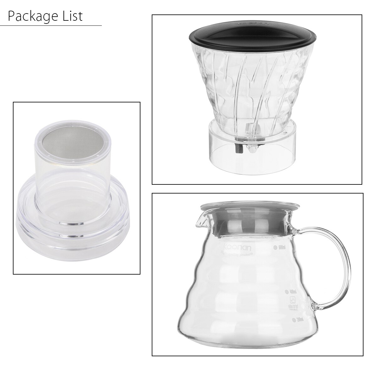 600ml Glass Cold Iced Drip Brew Home Coffee Maker ... – Grandado