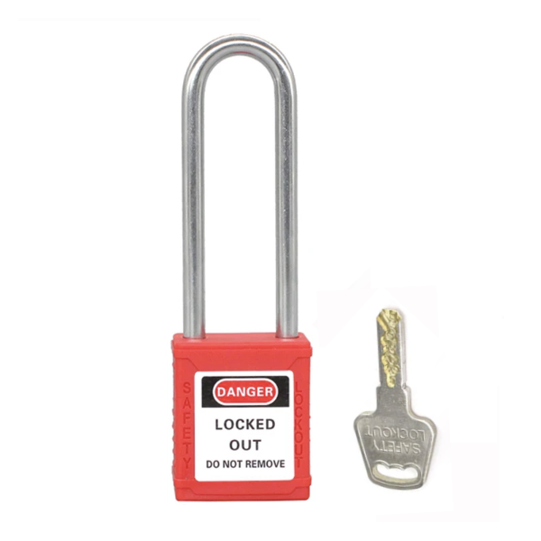 long shackle security padlock Plastic Shackle safe... – Grandado