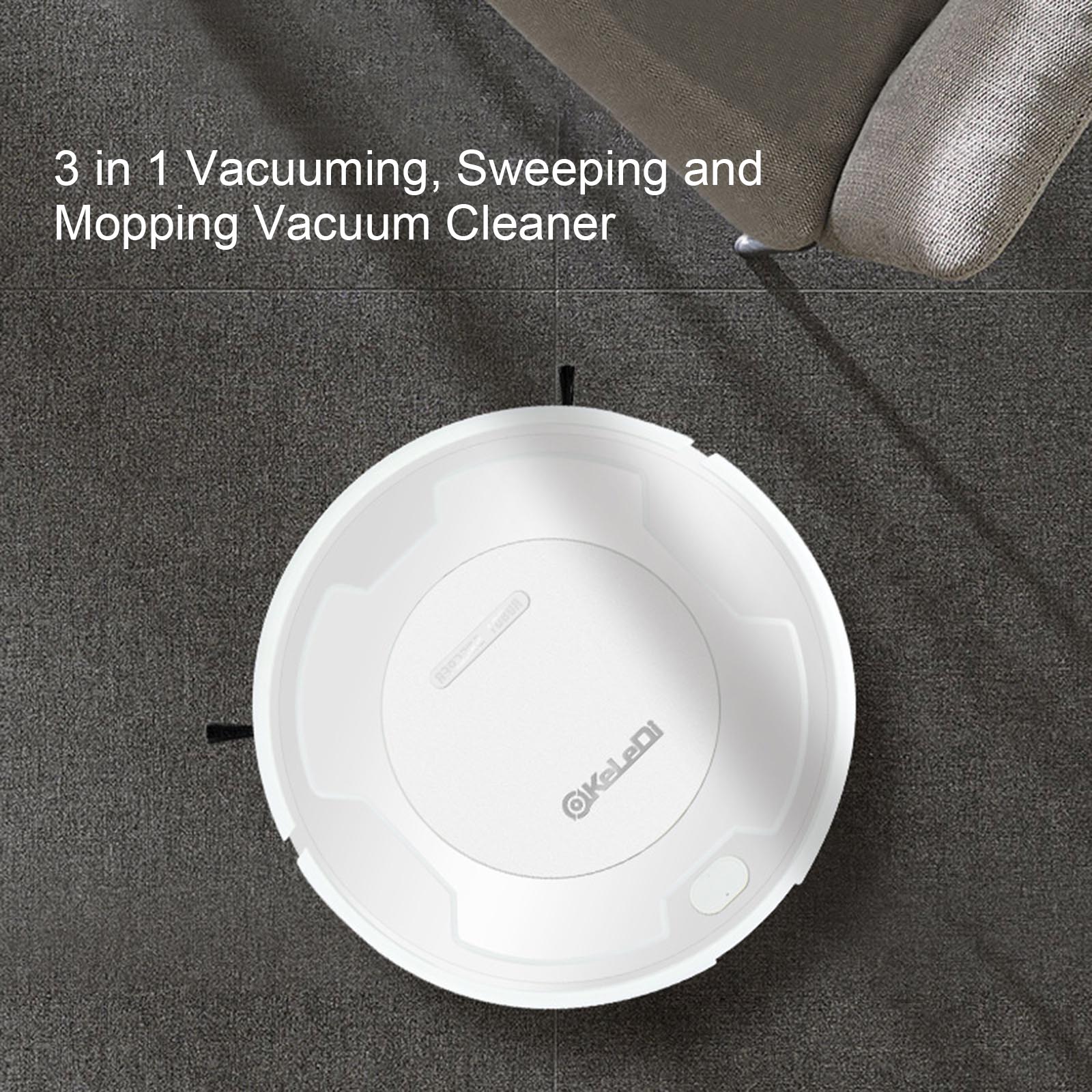 K-207 Household Robotic Vacuum Cleaner Powerful Su... – Vicedeal