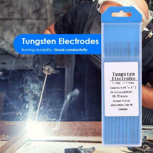 10pcs Set WC20 Tungsten Electrode Rods For Tig Wel... – Grandado